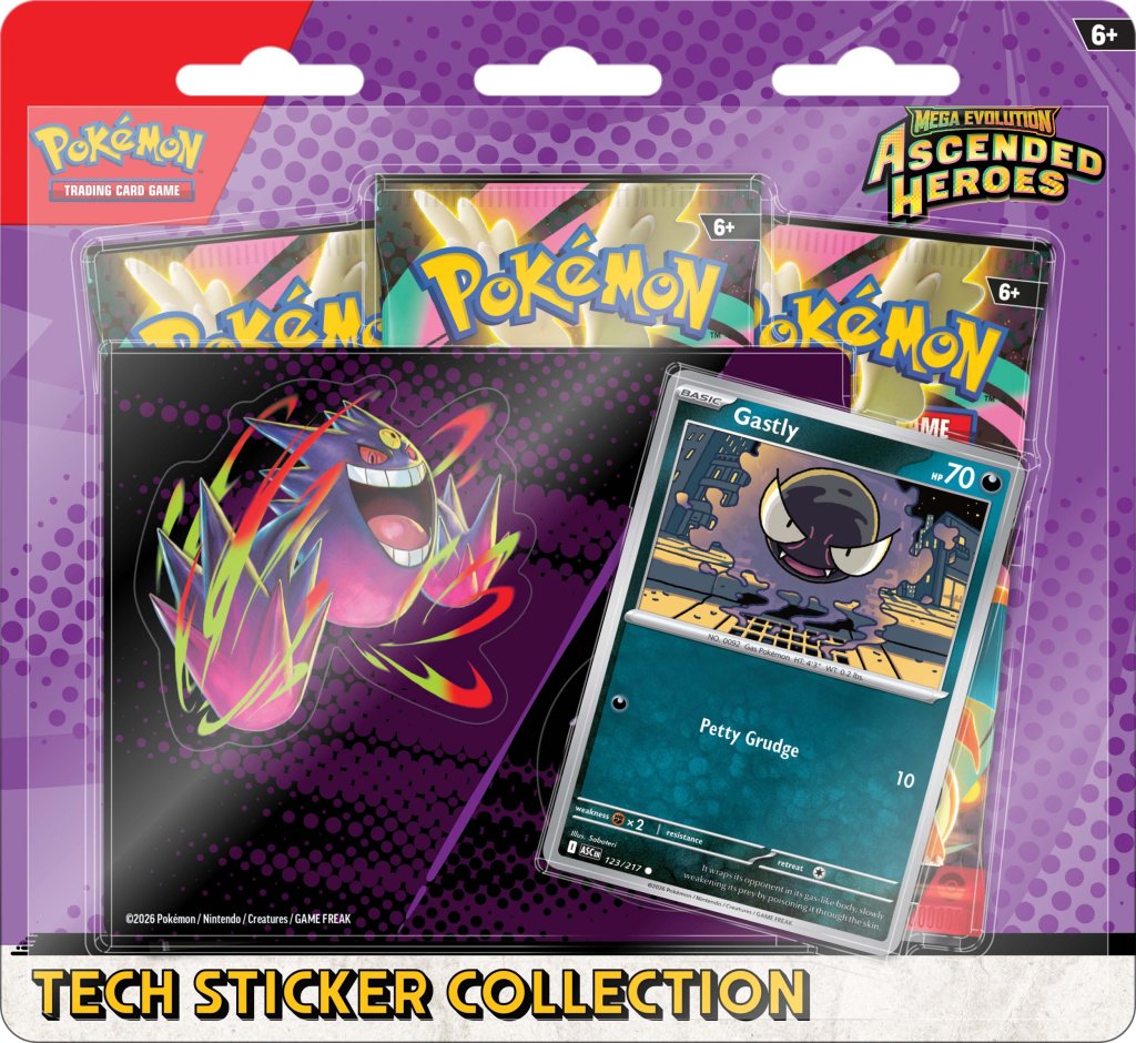 Pokémon TCG: Mega Evolution—Ascended Heroes Tech Sticker Collection (p ...